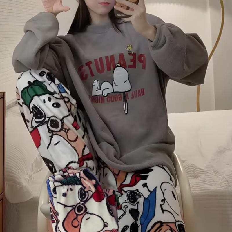 Snoopy Pajama Woman - Etsy