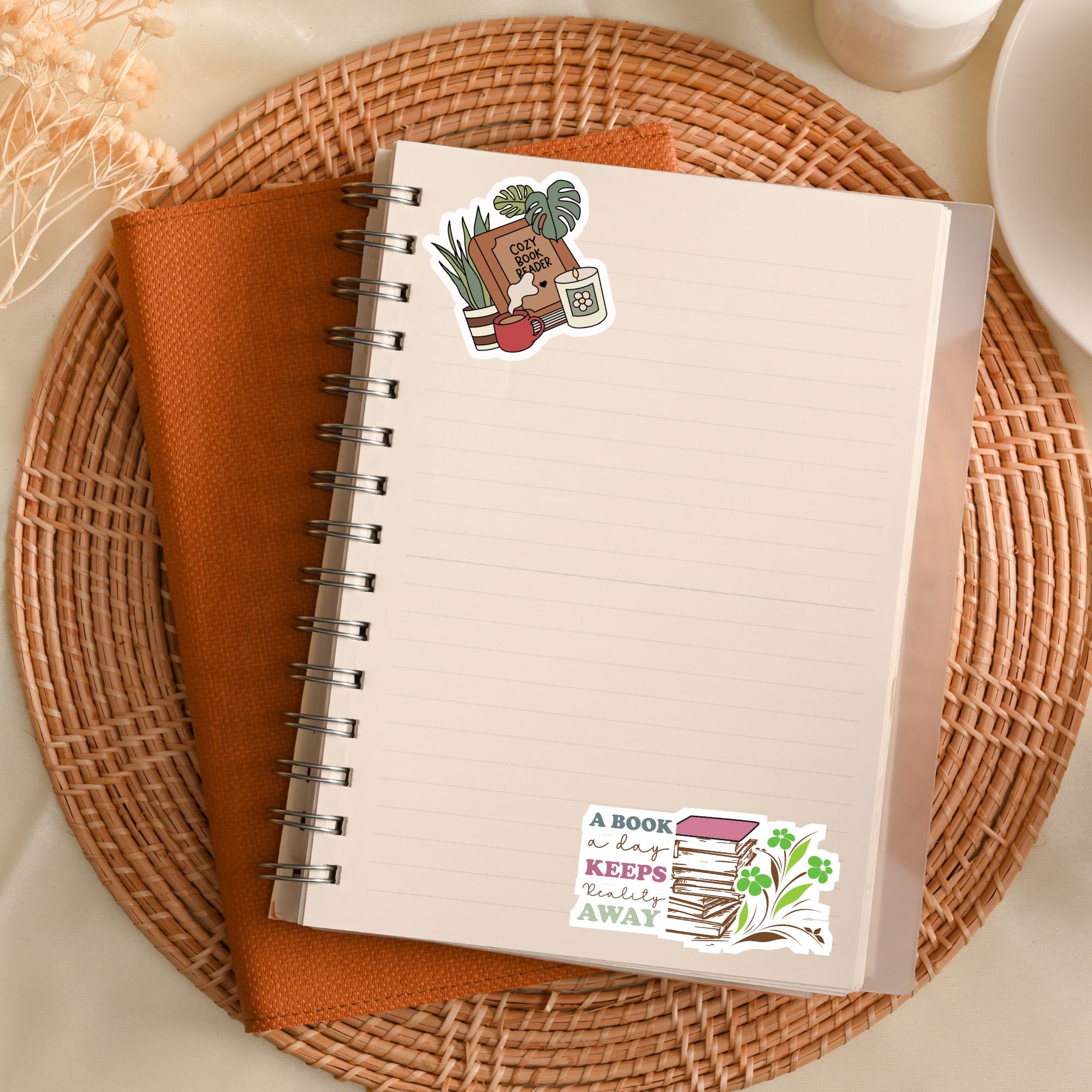 Book Lover Sticker Bundle | Cute Literary Stickers, Notebook Decor ...