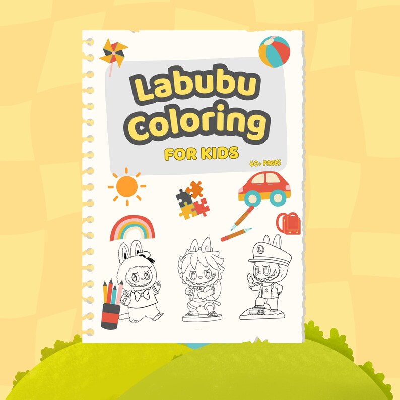 Labubu Lafufu Coloring Pages Bundle 64+ Cute Pages for Kids | PDF & PNG ...
