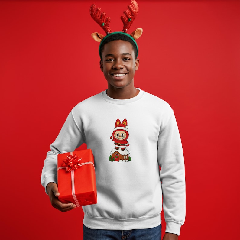 Labubu Christmas Clipart, PNG JPG, Holiday Graphics (digital Download ...