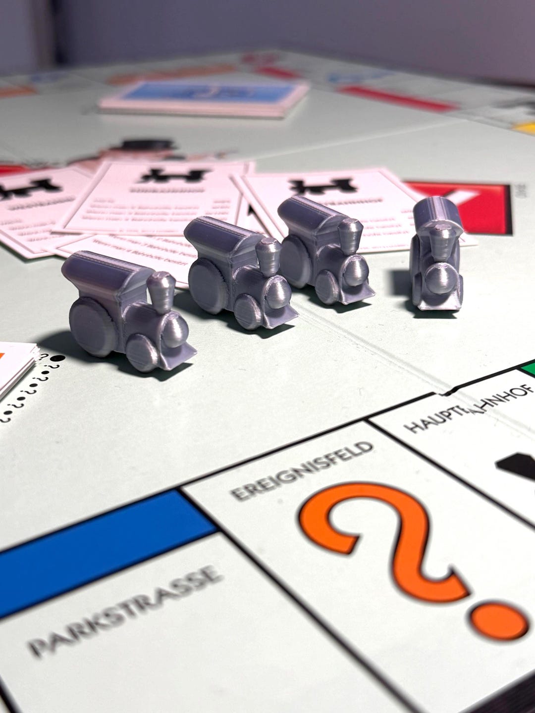 Mini Train Game Pieces | Individually or in Sets of 4 | Simple Train ...