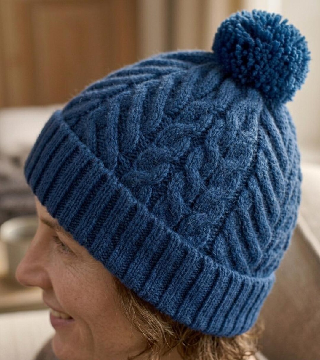 October Hat Knitting Pattern | Kelbourne Woolens | Cabled Beanie ...