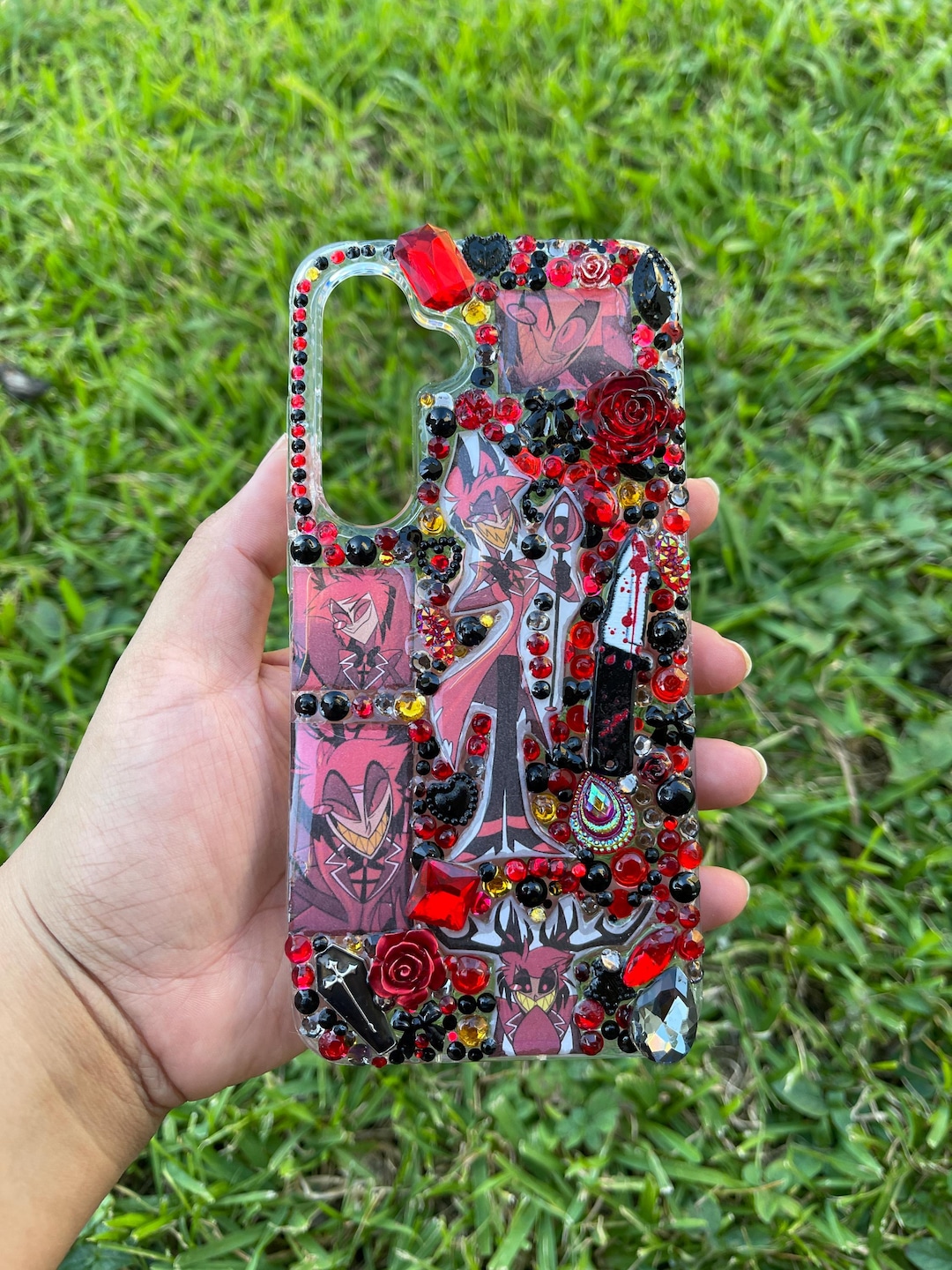 Radio Demon Phone Case | Handmade (3D JUNK / BLING CASE) for Samsung ...
