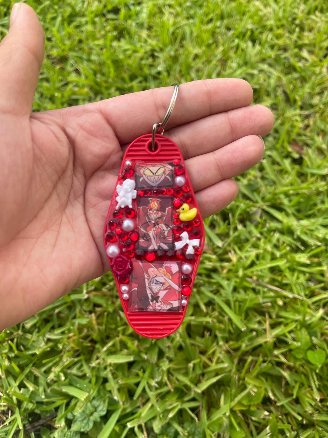 Big Boss Retro Junk Hotel / Motel Keychain | Handmade (3D JUNK / BLING ...