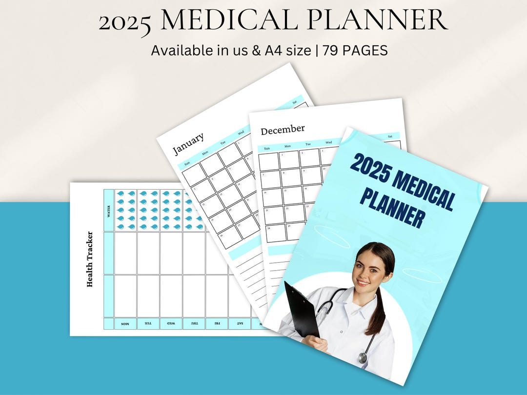 2025 Medical Planner: Health Management & Symptom Tracker (printable ...
