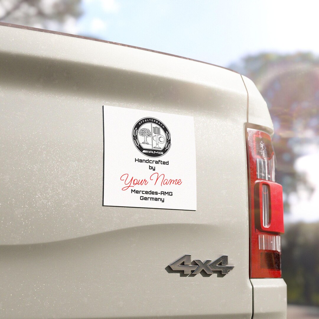 Personalized Mercedes AMG Magnet - Custom Car Gift, Gift for Car Lovers ...
