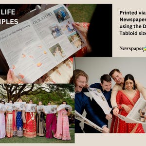 Indian Wedding Newspaper / Hindu Ceremony Program / Hindu Wedding ...