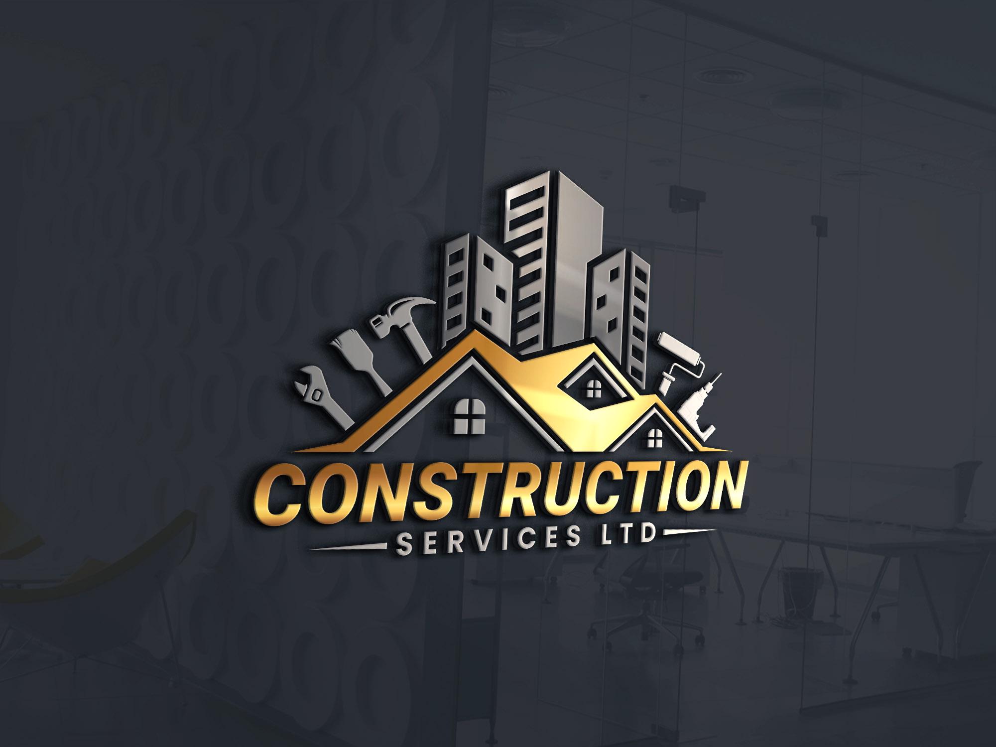 Professional Construction Logo Design: Contractor, Real Estate ...
