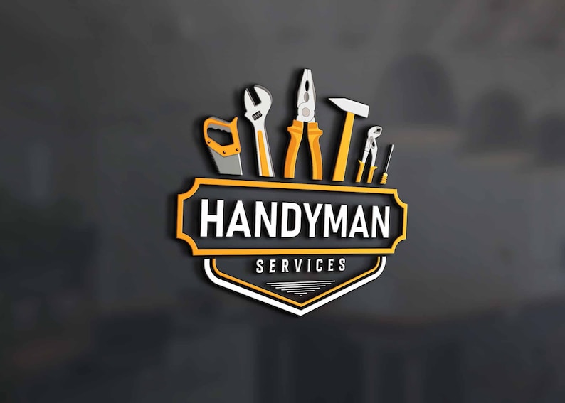 Construction Logo, Handyman Logo, Tools Logo, House Repair Logo, Home ...