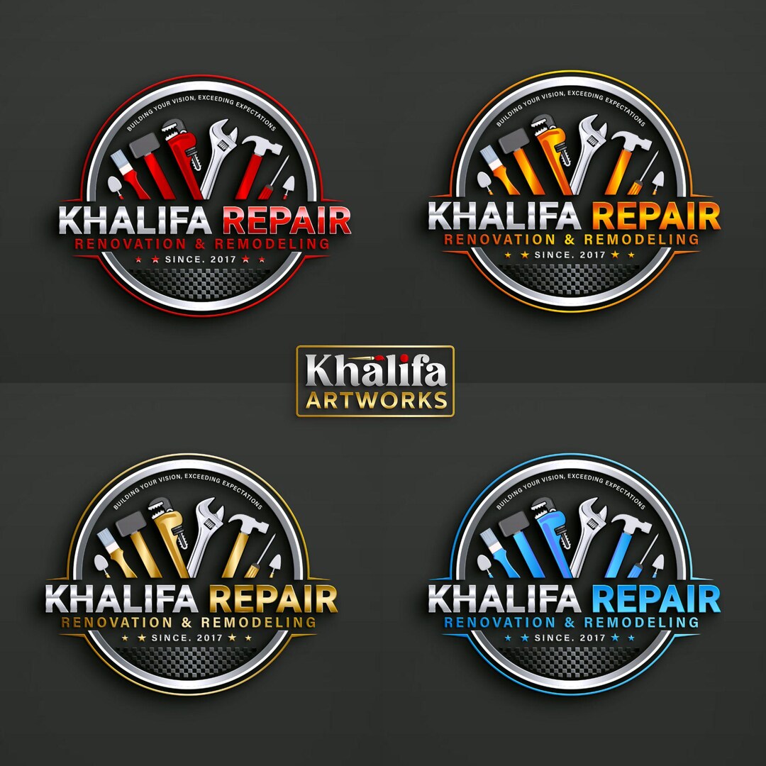 Custom Construction Logo Design: Renovation & Remodeling - Etsy