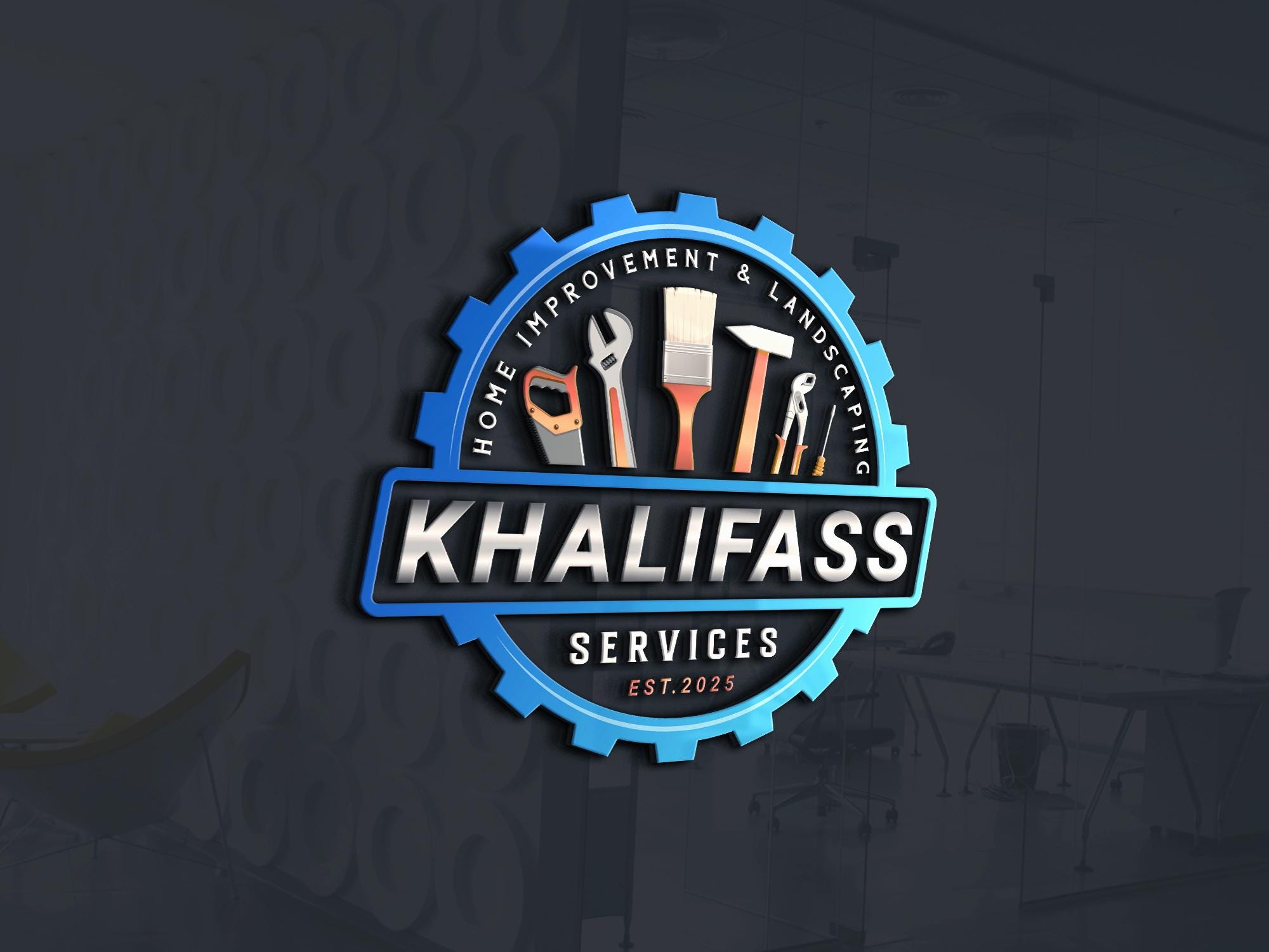 Repair Tools Logo Design, DIY Repair Logo, Construction Tools Logo ...