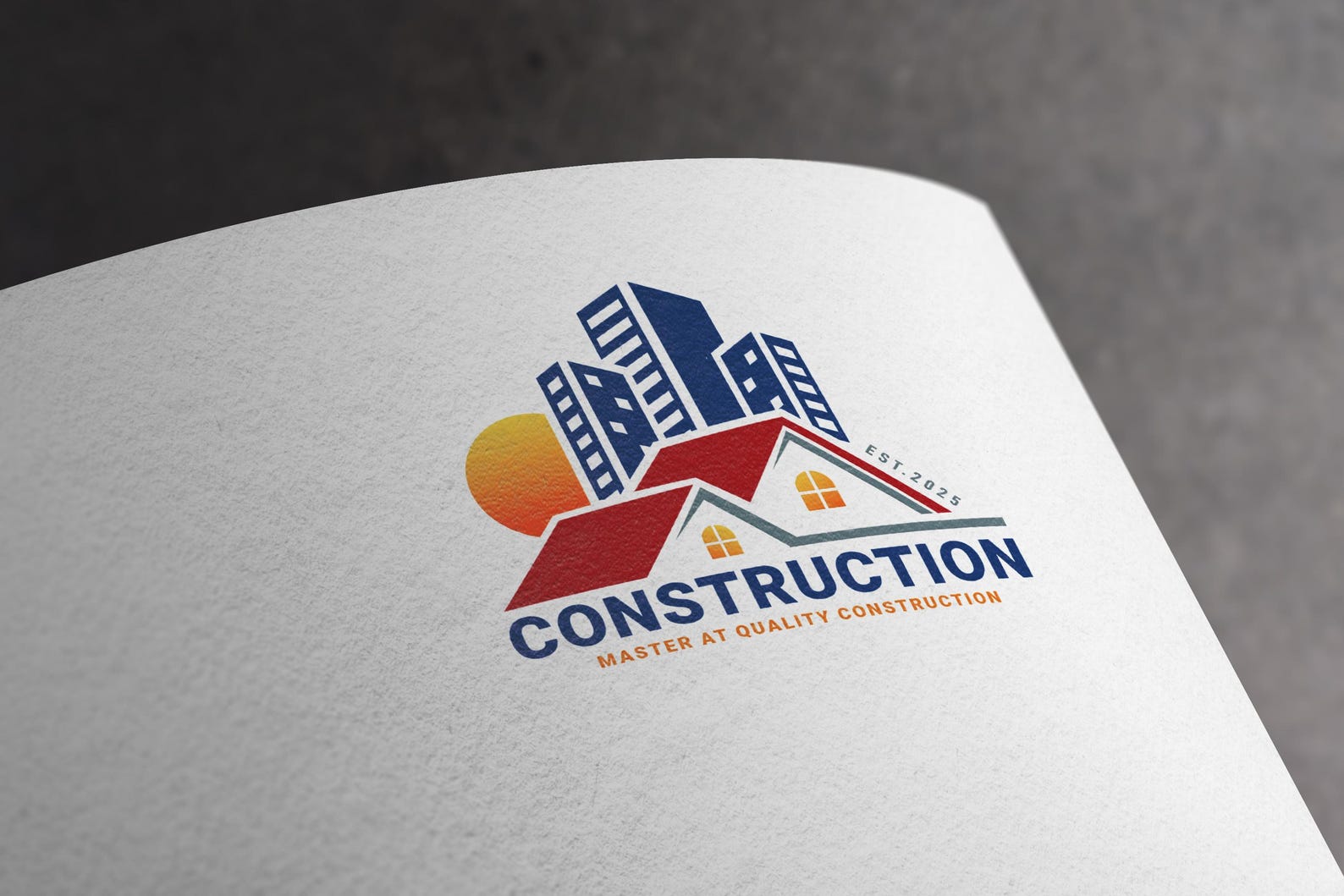 Custom Construction Logo, Handyman Logo, Property Logo, Architect Logo ...