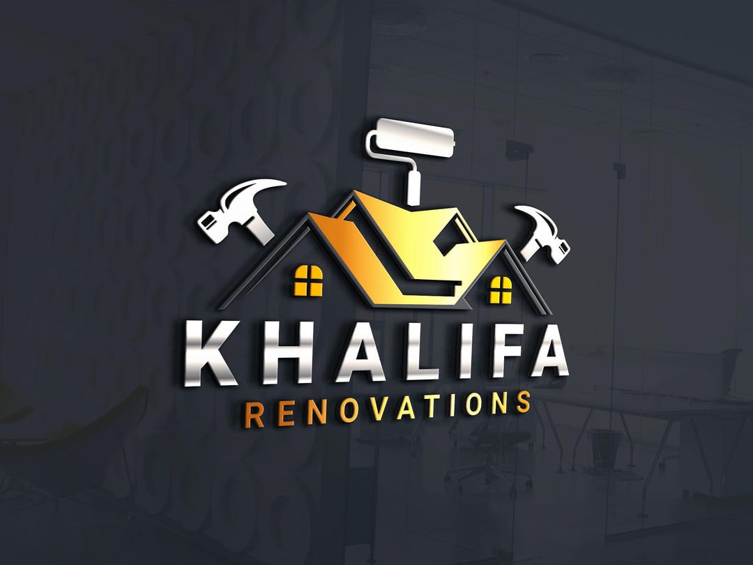 Custom Construction Logo Design, Home Renovation, Handyman - Etsy