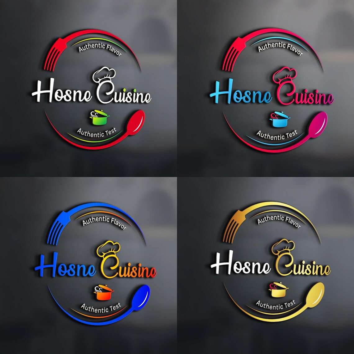 Custom Food Branding Logo Design: Restaurant, Chef, Bakery - Etsy