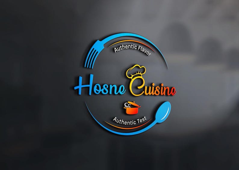 Custom Food Branding Logo Design: Restaurant, Chef, Bakery - Etsy