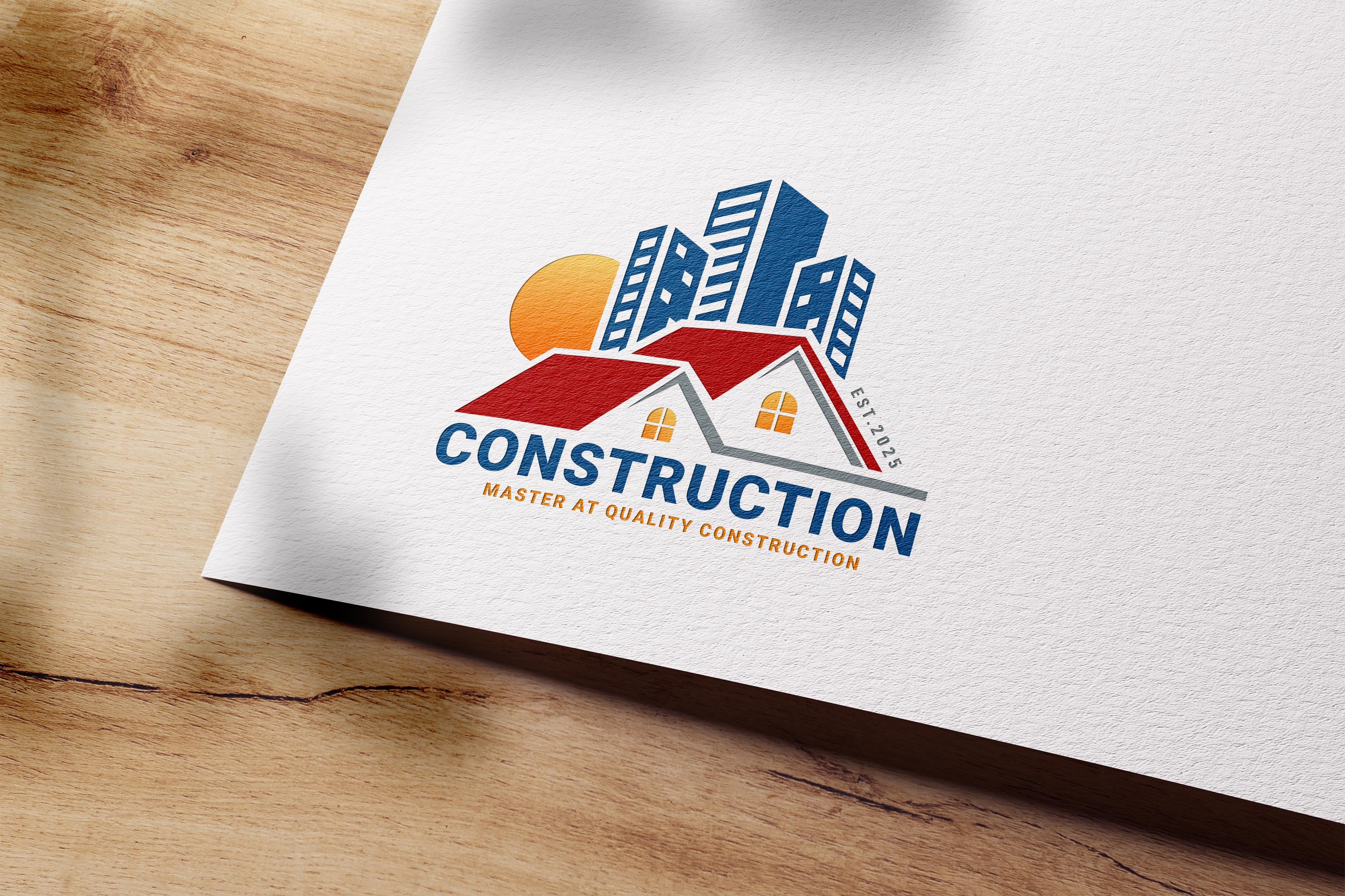Custom Construction Logo, Handyman Logo, Property Logo, Architect Logo ...