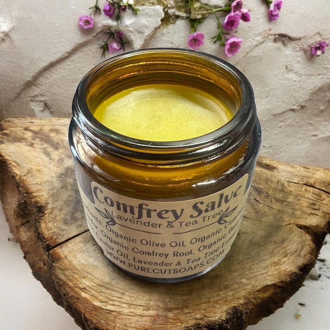 ORGANIC COMFREY SALVE, Handmade Herbal Balm for Soreness and Comfort - Etsy
