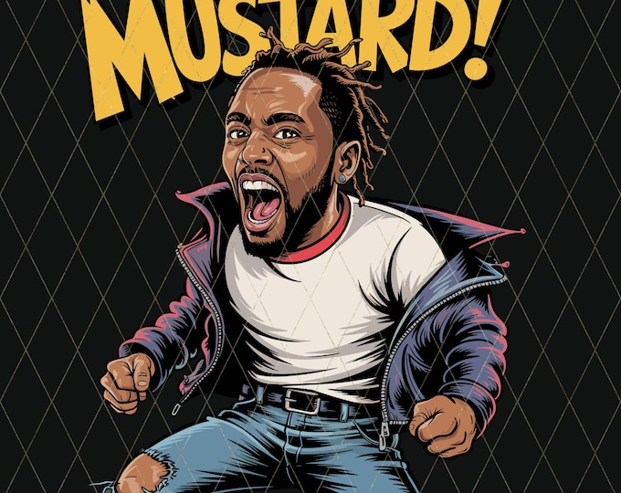 Kendrick Lamar Mustard PNG SVG Digital Download, GNX, Tv off Lyrics T ...
