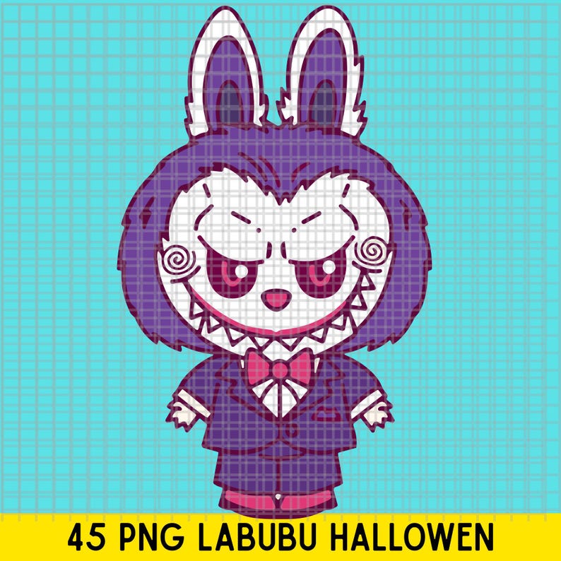 45 Design Labubu Halloween Clipart Png, Cute Illustrations, Kawaii ...