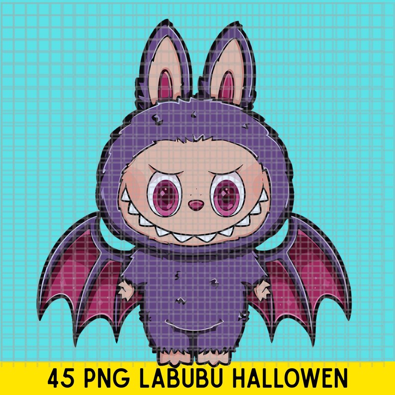 45 Design Labubu Halloween Clipart Png, Cute Illustrations, Kawaii ...