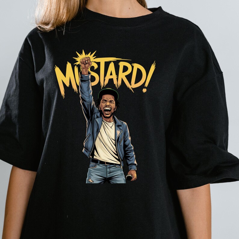 Funny Kendrick Lamar Mustard PNG SVG, GNX, Tv off Lyrics T-shirt Design ...