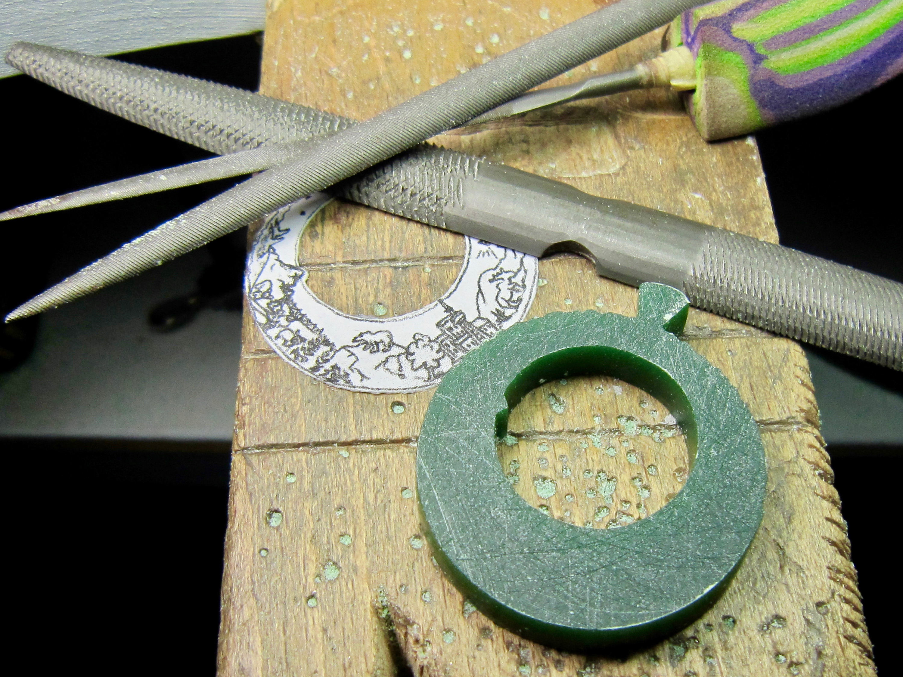 Handmade Landscape Jewelry / Detailed Circular Pendant / Oh Canada ...