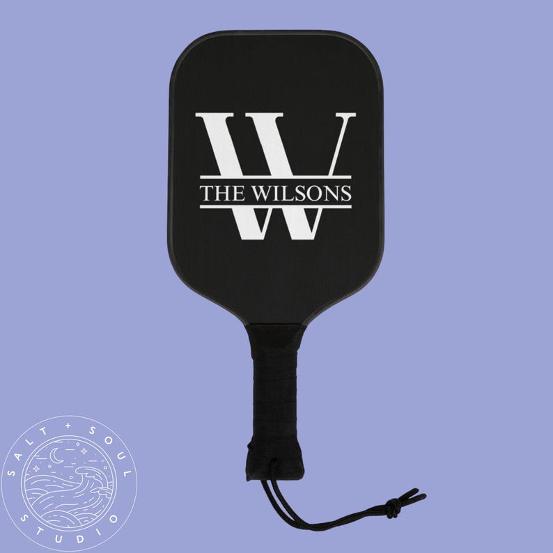 Personalized Pickleball Paddle: Custom Name & Initial, Single or Paddle ...