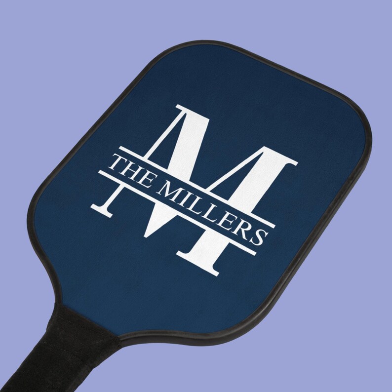 Personalized Pickleball Paddle: Custom Monogram Team Paddle With Carry ...