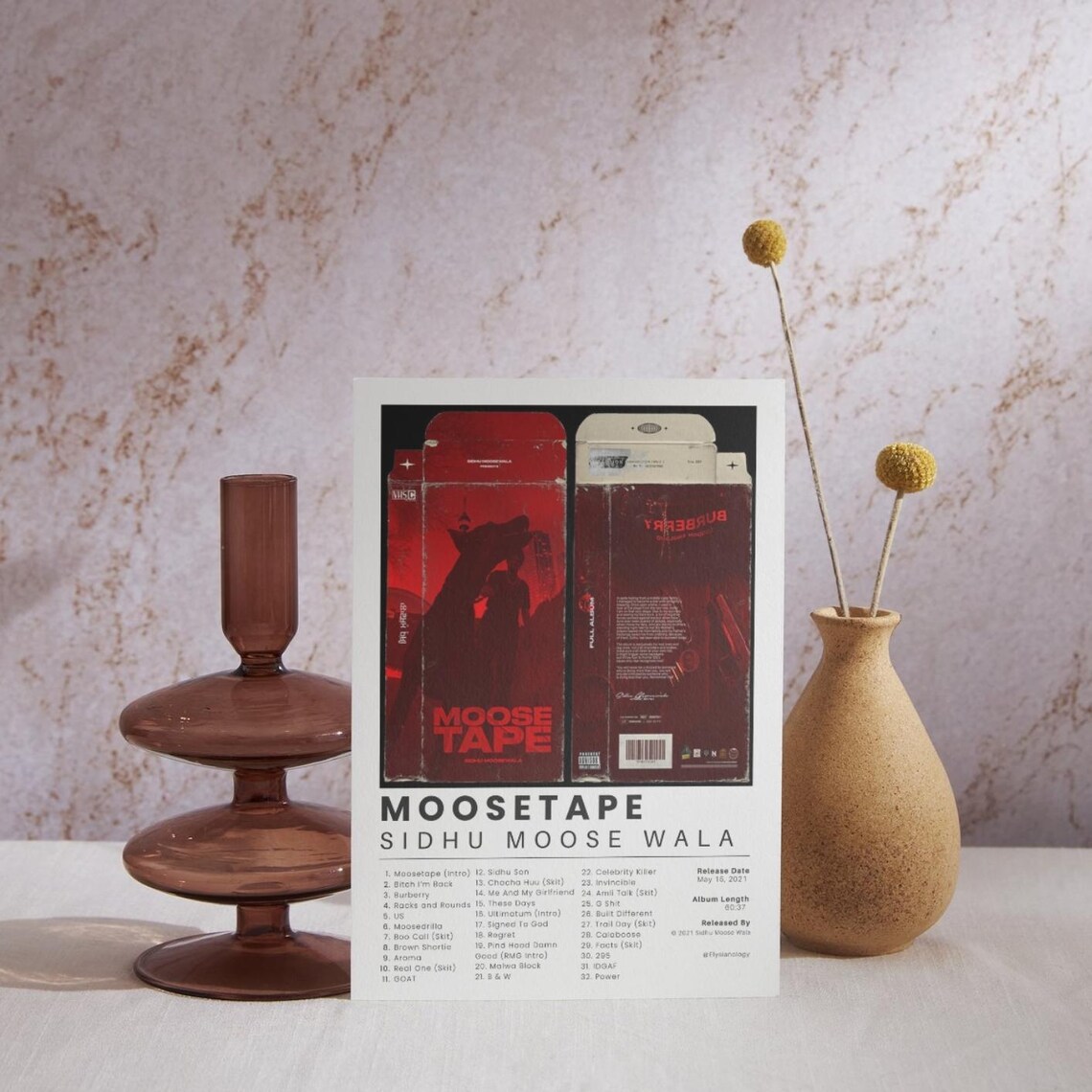 Sidhu Moosewala - Moosetape Album Poster | Punjabi Hip Hop | Bhangra ...