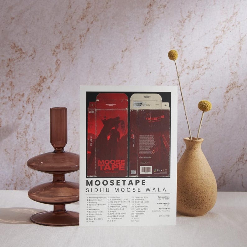 Sidhu Moosewala - Moosetape Album Poster | Punjabi Hip Hop | Bhangra ...