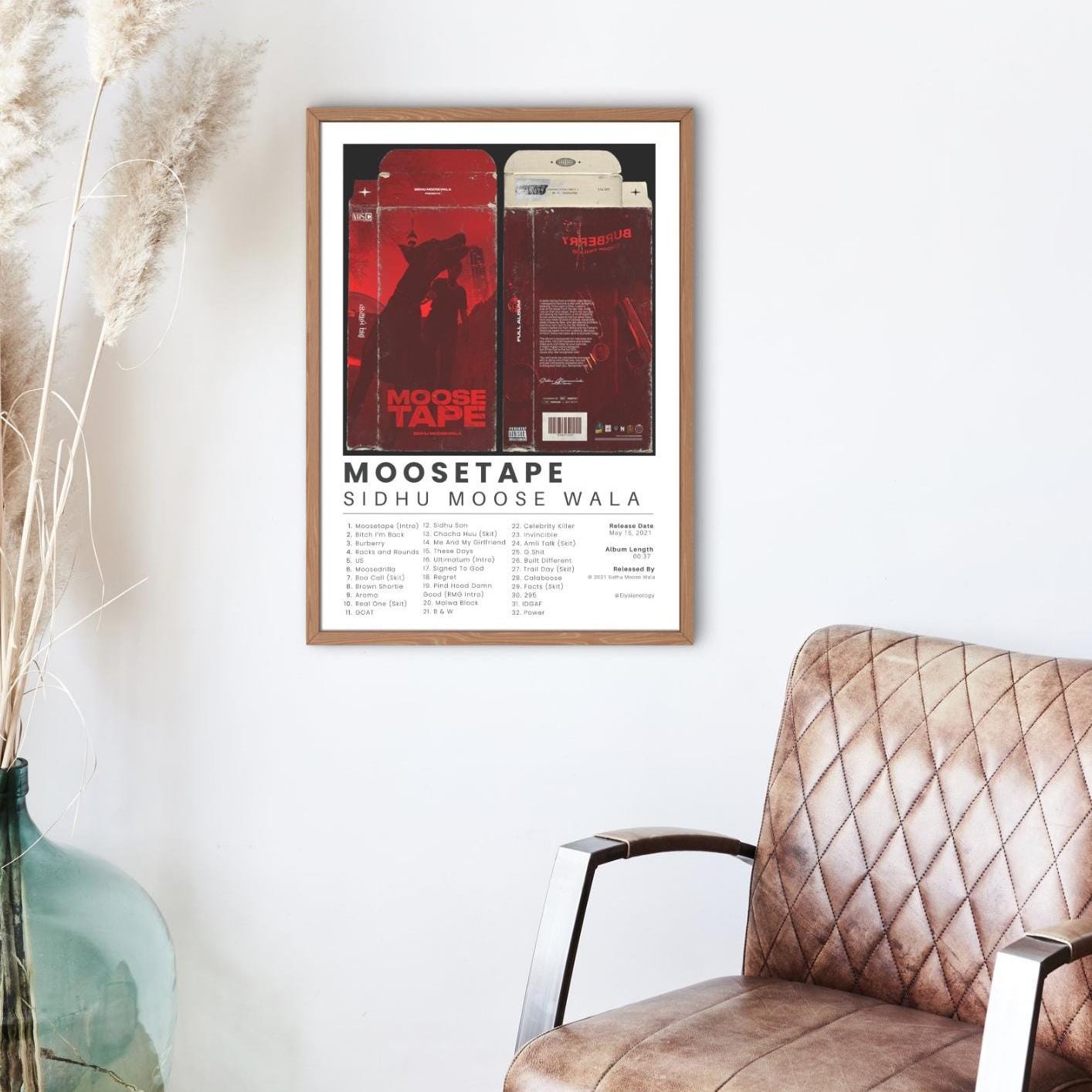 Sidhu Moosewala - Moosetape Album Poster | Punjabi Hip Hop | Bhangra ...