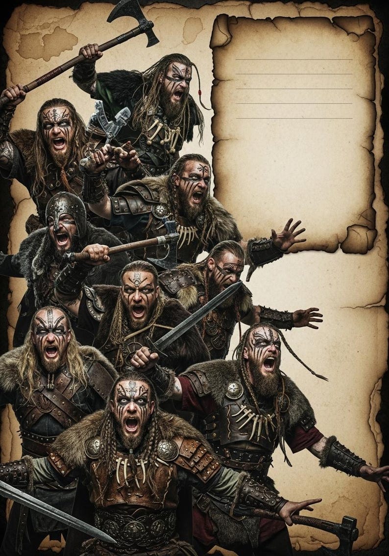 Ancient Viking Junk Journal Printable Kit | 30-page Norse Mythology ...