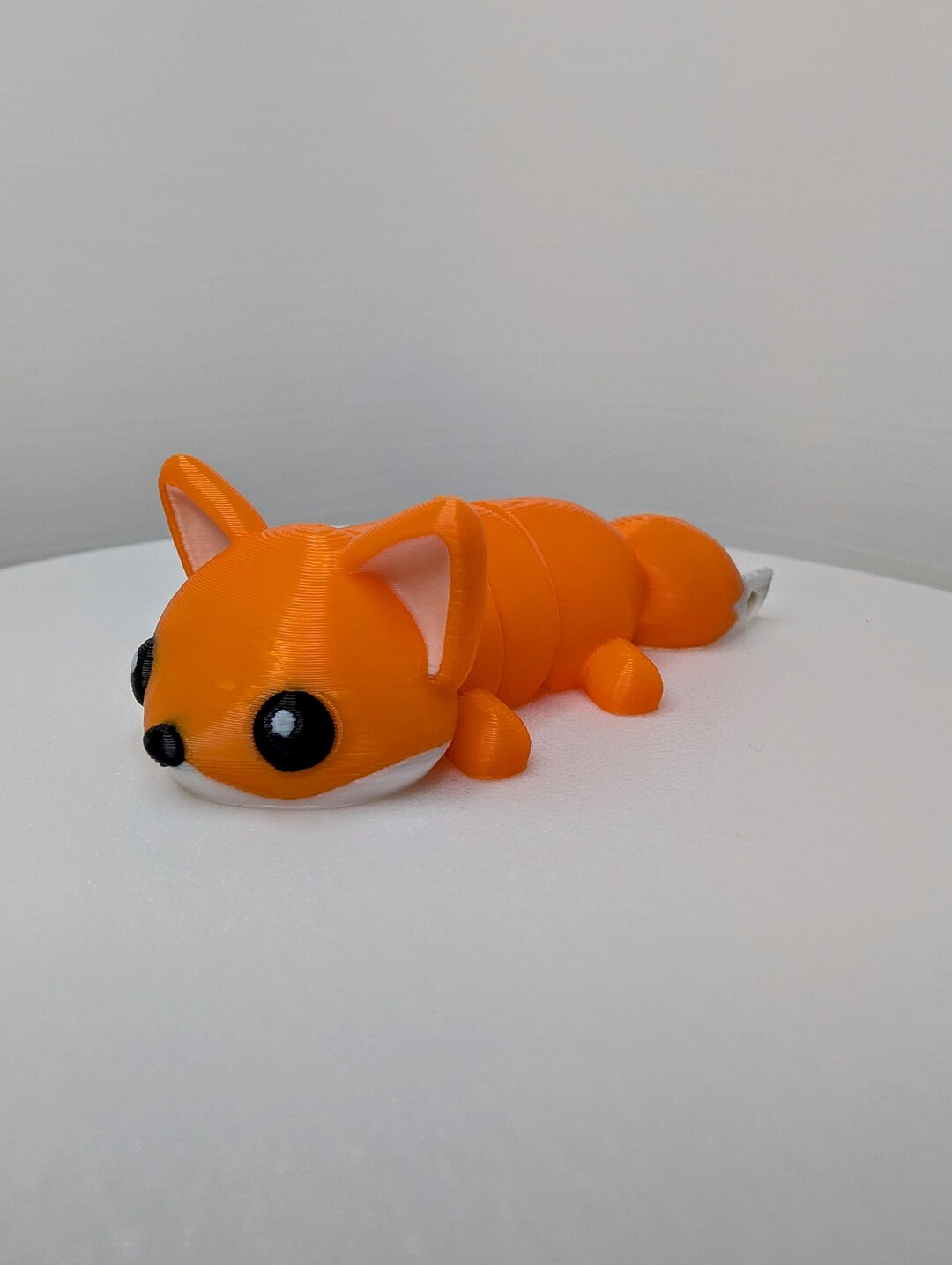 Cute Flexi Fox Keychain - Etsy