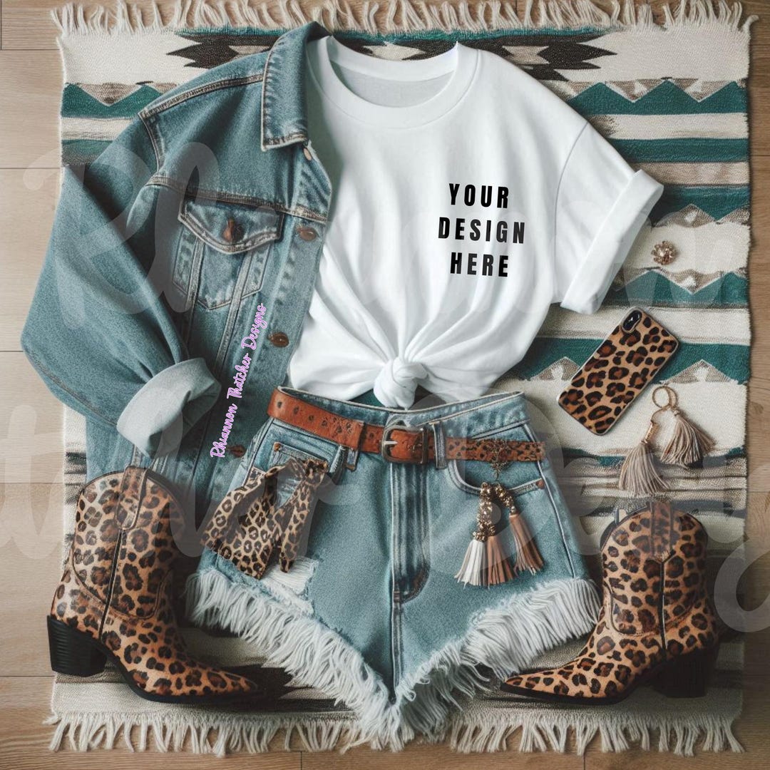 T-shirt Mock Up, Mock Up, Western Style Prop, Commercial Use, Rhiannon ...