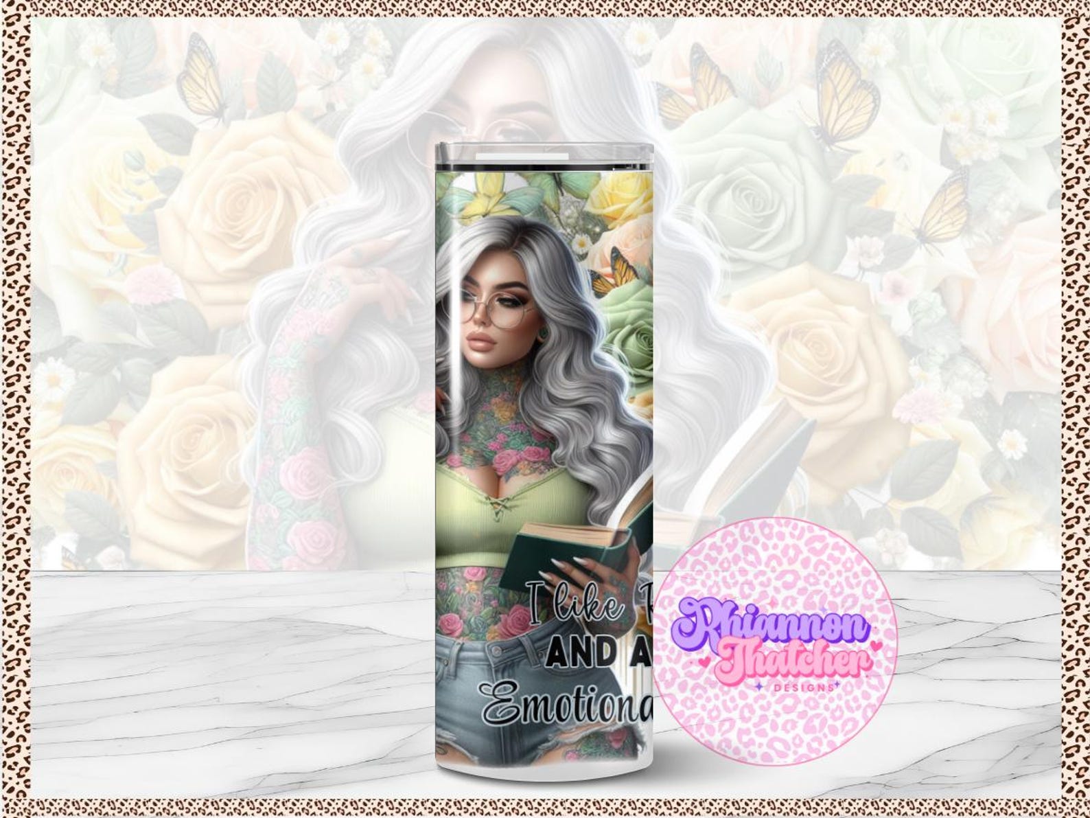 Book Girl, Emotional Damage, Smut Quotes, 20oz Tumbler Design, Digital ...