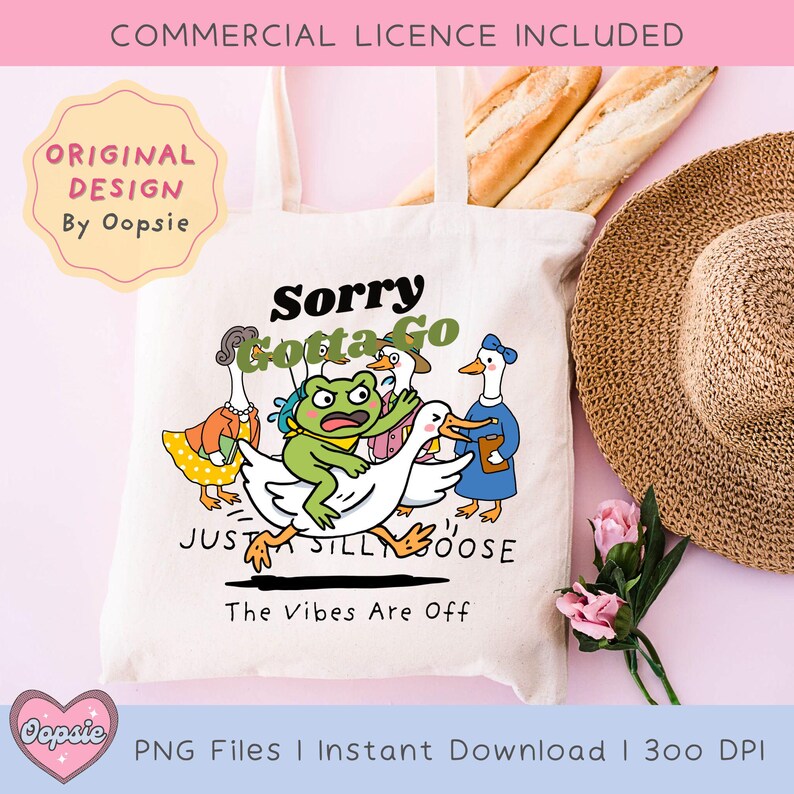 Sorry Gotta Go the Vibes Are off PNG, Frog Goose PNG, Sarcastic Quotes ...
