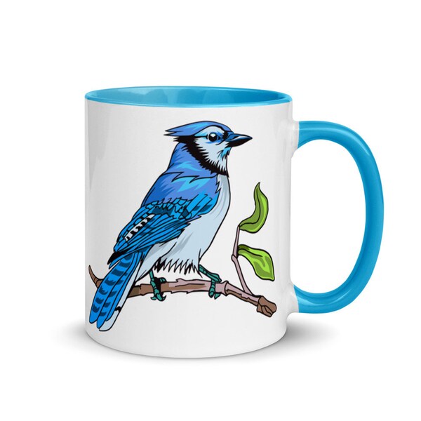 Blue Jay Art - Etsy