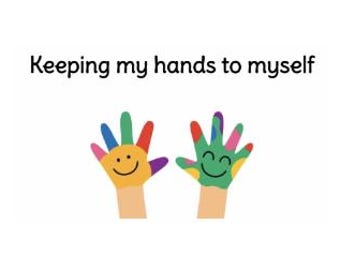 Keeping My Hands to Myself Social Story - Etsy