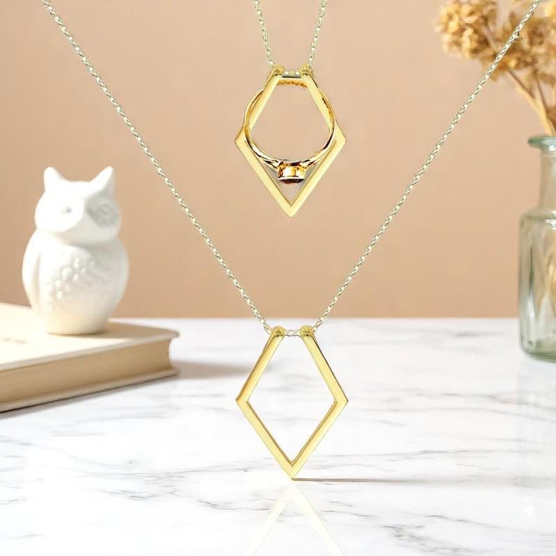 Ring Holder Necklace - Etsy