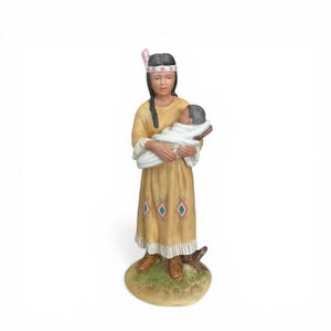 Native American Mother With Baby Statue - Etsy