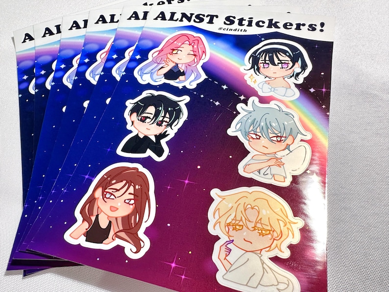 Alien Stage Sticker Sheet - Etsy