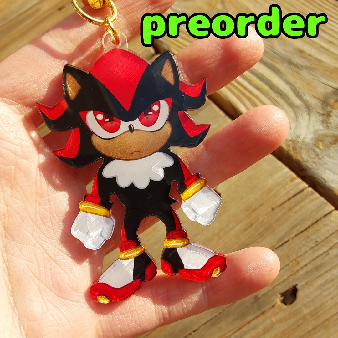 PREORDER Shadow the Hedgehog Chibi Two-sided Keychain Backpack ...