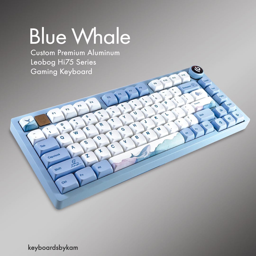 Leobog Hi75 Series - Blue Whale - Haimu Midnight Switches - Etsy