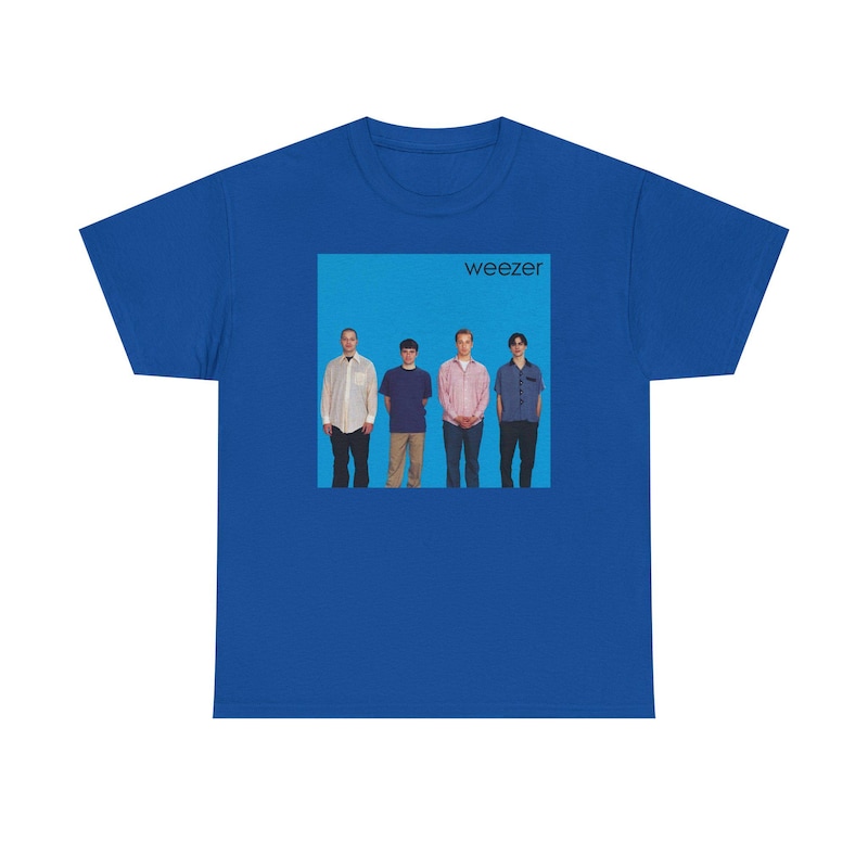 Weezer Blue Tshirt - Etsy