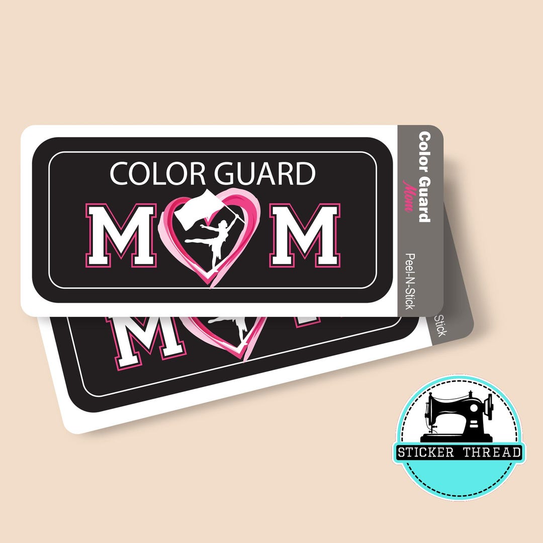 Color Guard Mom Decal | Car Vinyl Decal | Window Car Vinyl Decal ...