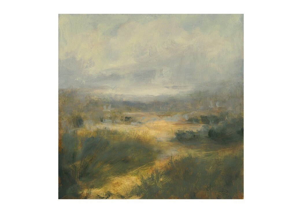 Unfinished Landscape Painting