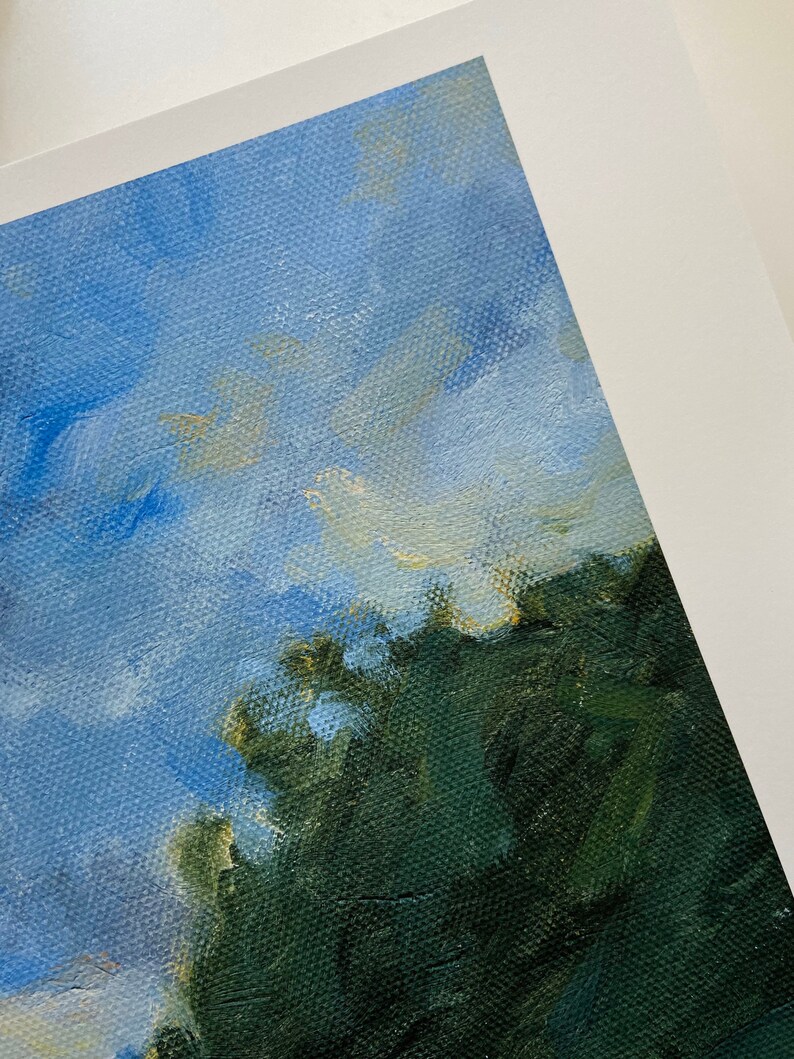 Oil Painting Art Print 11x14 Landscape Oil Painting Print - Etsy