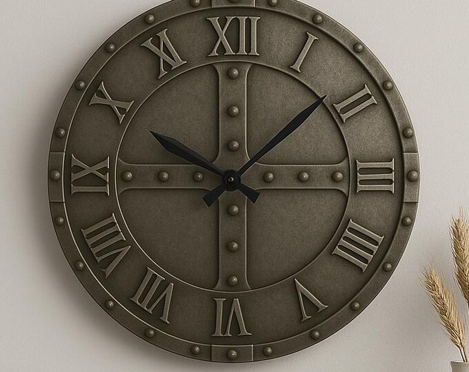 Medieval Clock. Immanuel Model. 8.27 X 5.51in. Reproduction of Antique ...