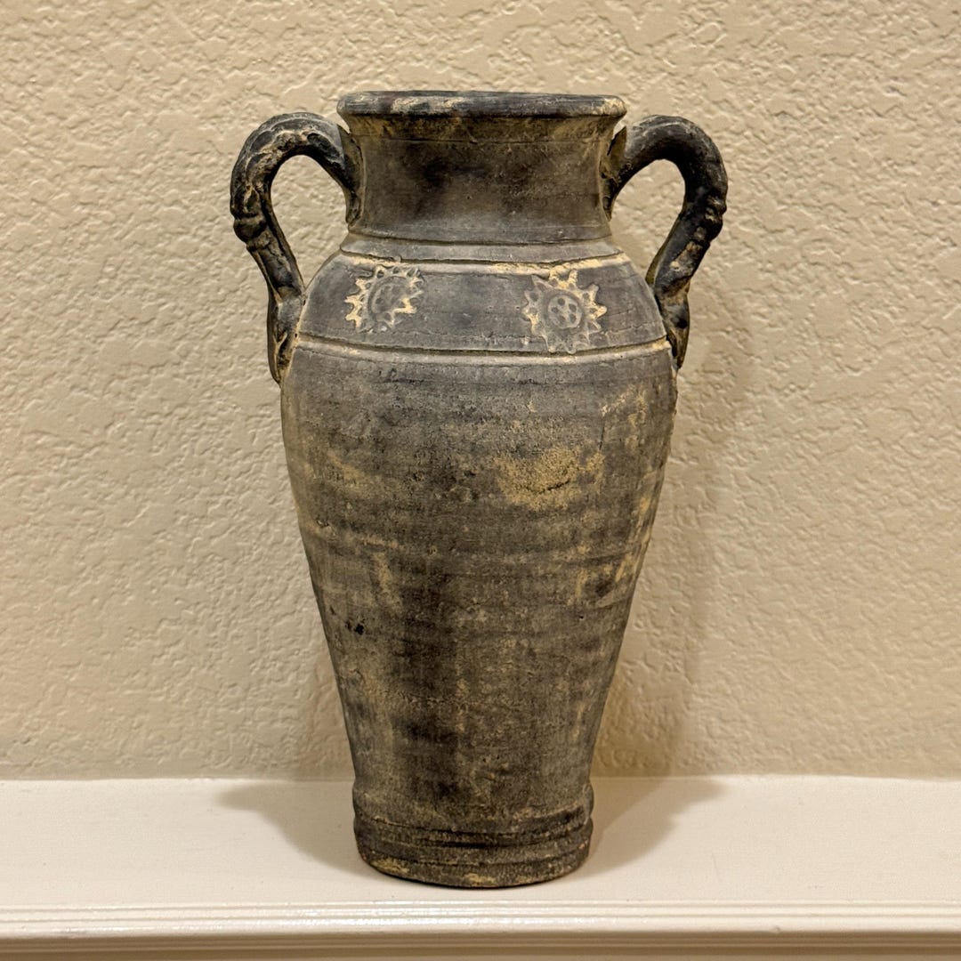 Mediterranean Terracotta Olive Amphora With Beautiful Handles, Free Shipping - Etsy