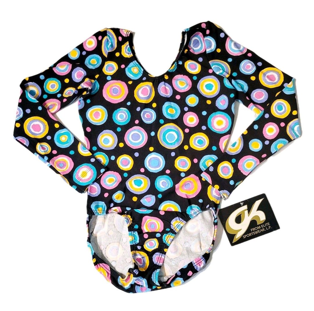 GK Elite Vintage Retro 60s Concentric Circles Long Sleeve Cotton ...